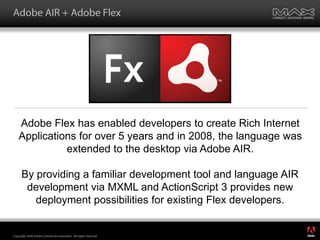 MAX 2008 - Building your 1st AIR application | PPT