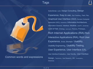 Rich User Experience Presentation by Luristic | PPT