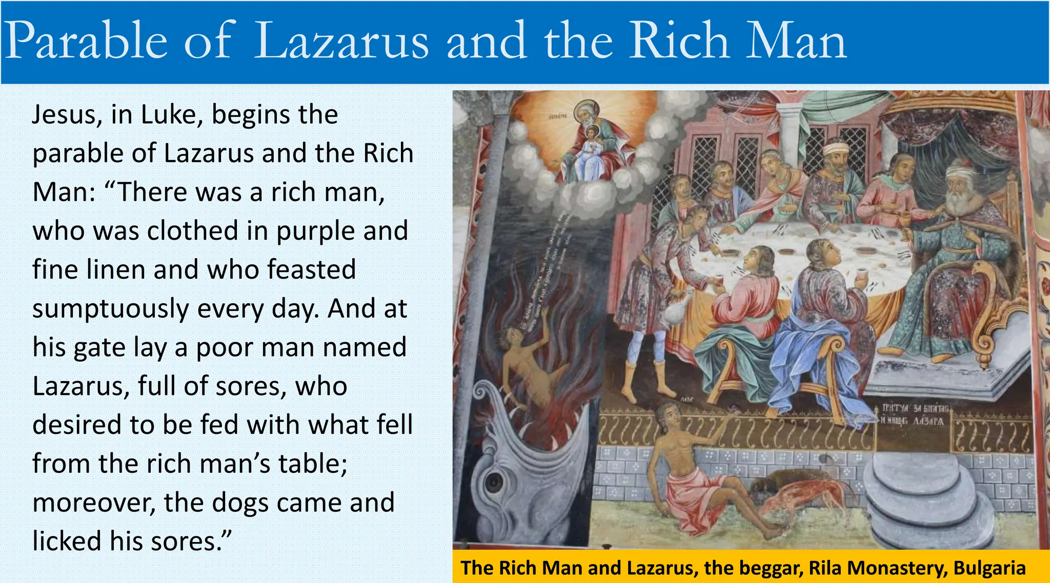 Parable of Lazarus and the Rich Man, Church Fathers, Reformers, and ...