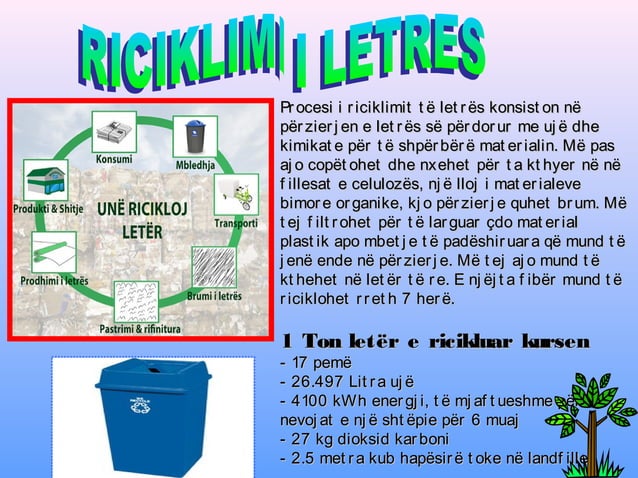 Riciklimi i mbeturinave | PPT