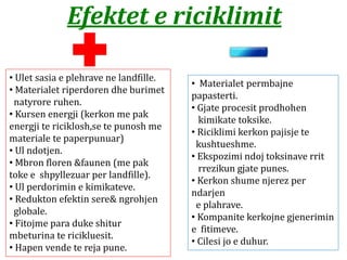 Projekt: Riciklimi | PPTX