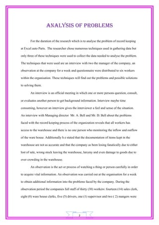 CAPE Information Technology Unite 1 SBA | PDF