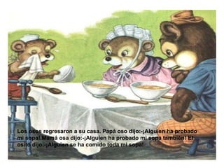 Ricitos de oro y los tres osos | PPT