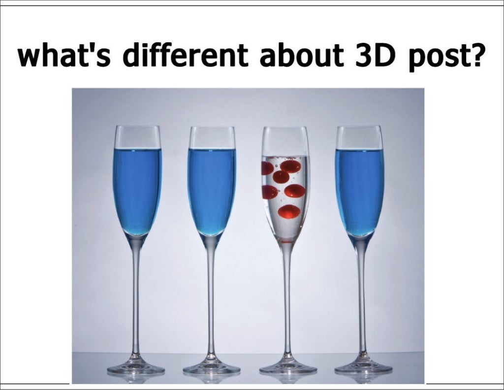 3D Workshop - Stereoscopic Post-Production and Visual Effects