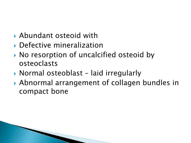 Rickets | PPTX | Bone and Joint Conditions | Diseases and Conditions