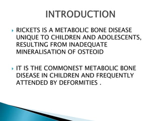 Rickets | PPTX