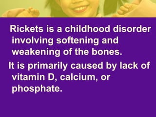 Rickets | PPT
