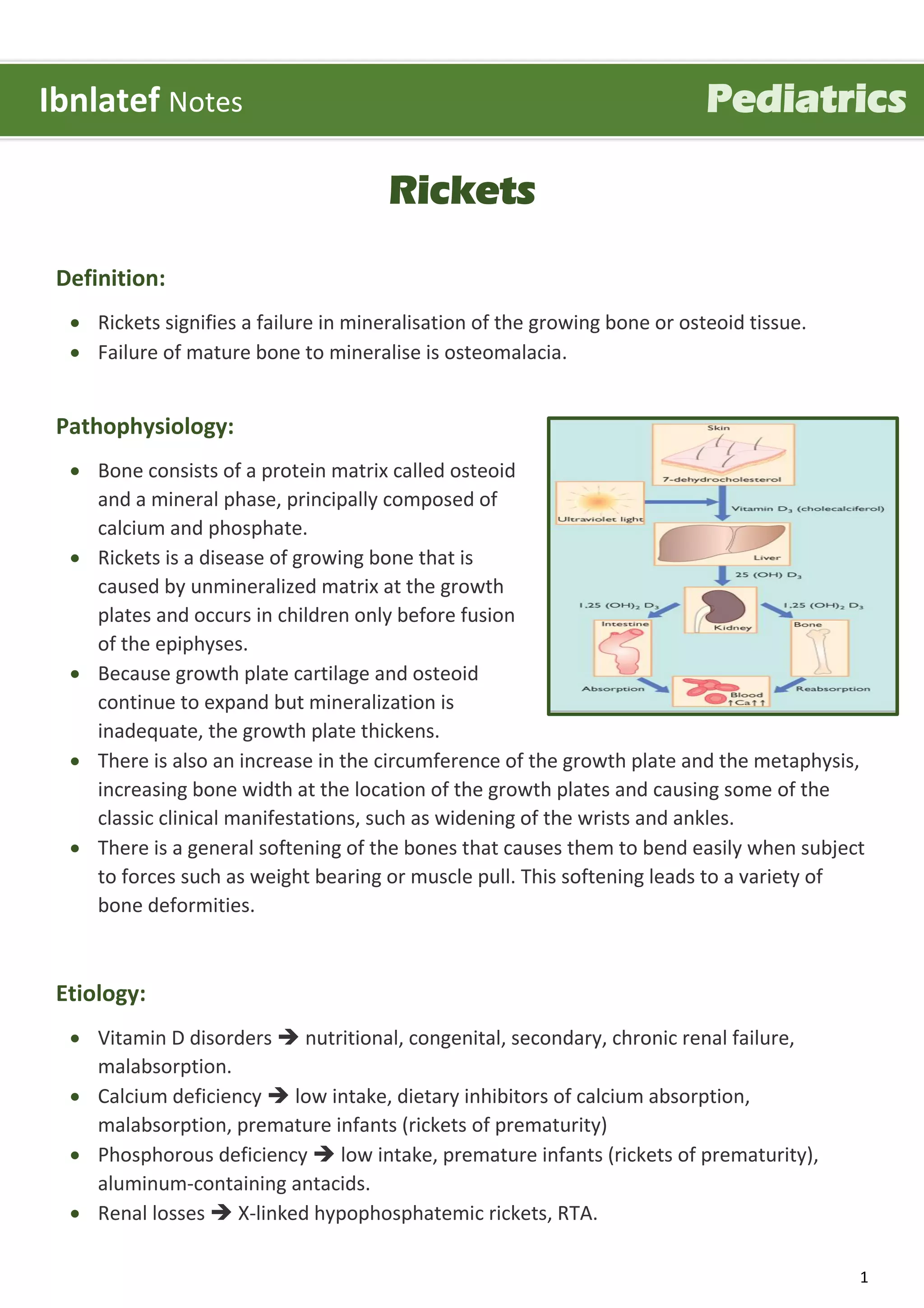 Rickets | PDF