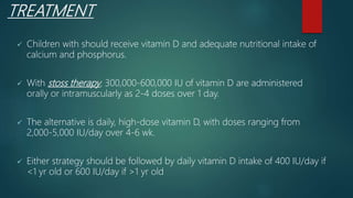 Rickets | PPTX | Bone and Joint Conditions | Diseases and Conditions