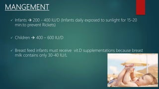 Rickets | PPTX | Bone and Joint Conditions | Diseases and Conditions