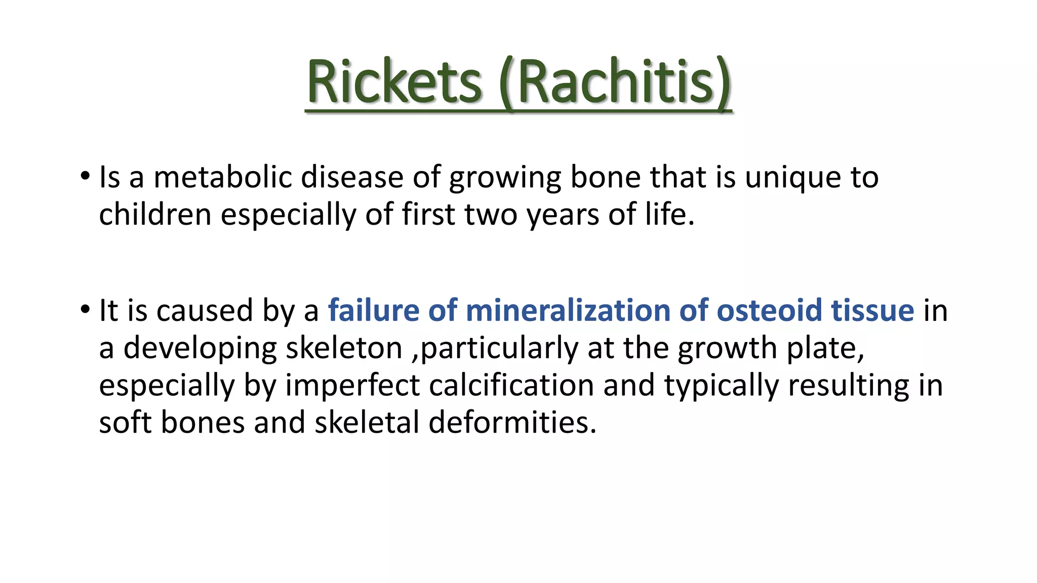 Rickets | PPTX