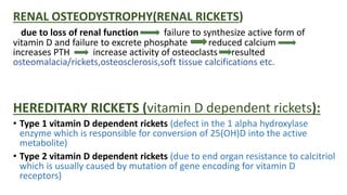 Rickets | PPTX | Bone and Joint Conditions | Diseases and Conditions