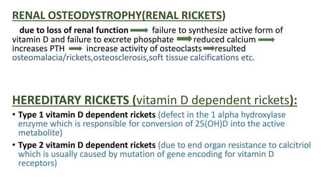 Rickets | PPTX | Bone and Joint Conditions | Diseases and Conditions