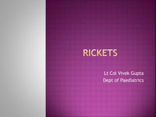 RICKETS clinical features | PPTX