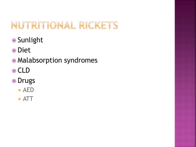 RICKETS clinical features | PPTX