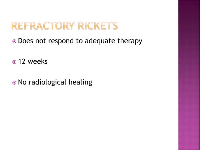 RICKETS clinical features | PPTX