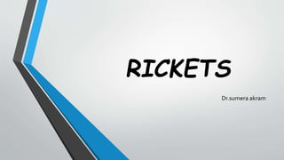 various types of rickets in pediatrics and its diagnosis and treatment.pptx