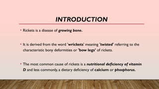 RICKETS.pptx calcium parathyroid hormone deficiency | PPT