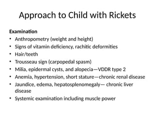 title - Rickets in children and its prevention | PPTX