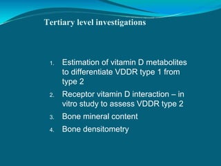 Rickets and osteomalacia | PPTX