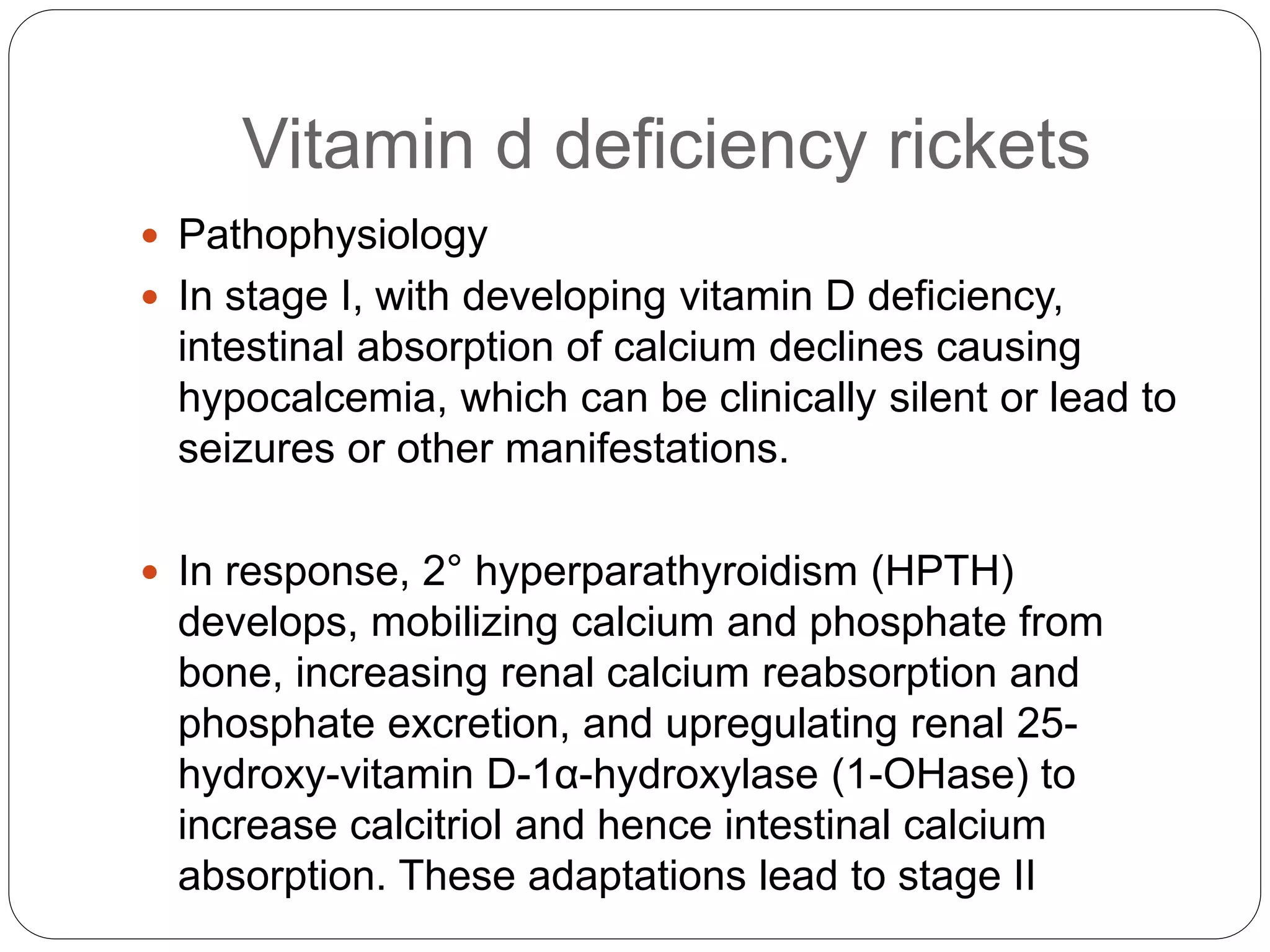 Rickets and osteomalacia | PPTX