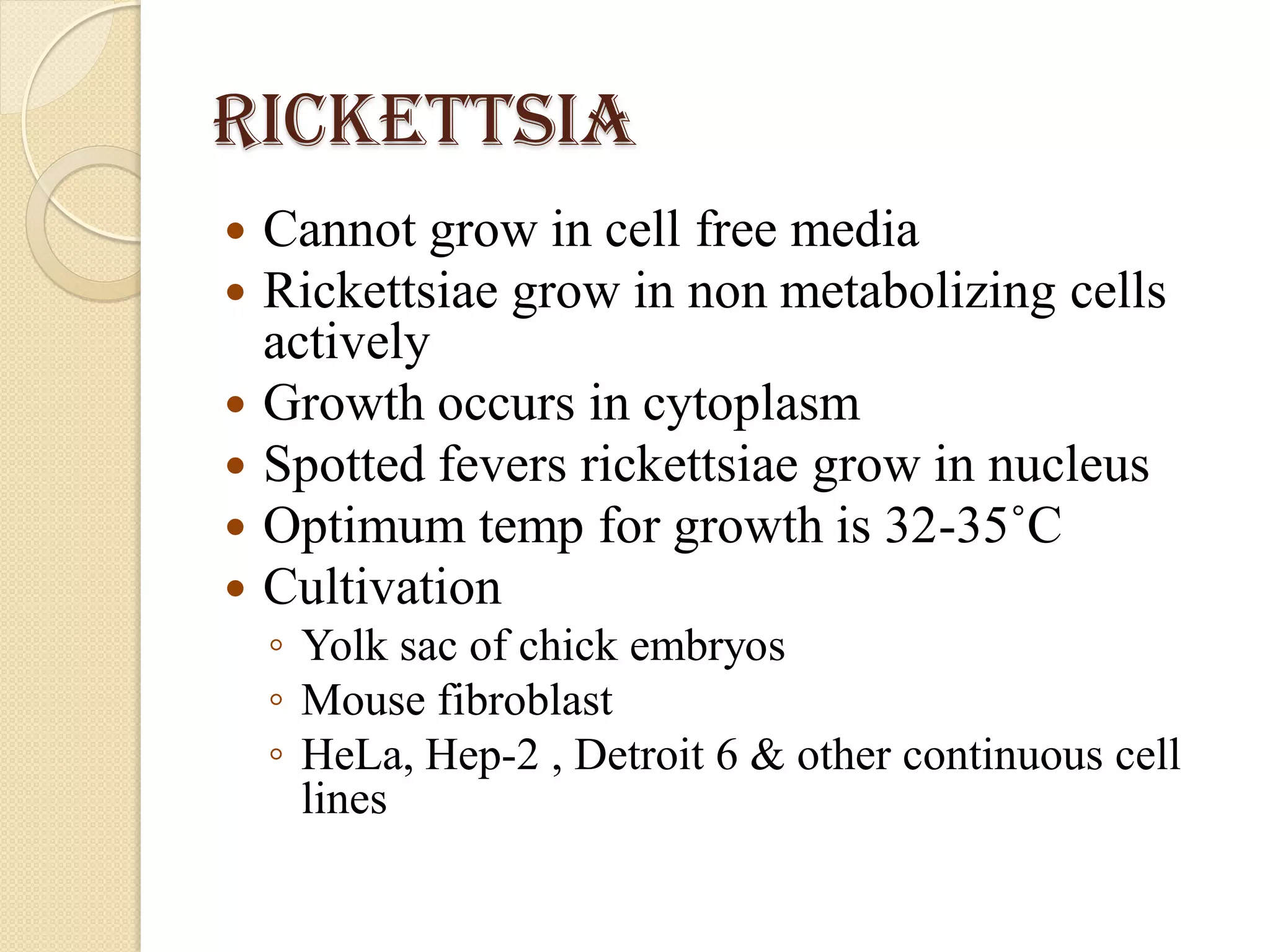 RICKETTSIACEAE | PDF
