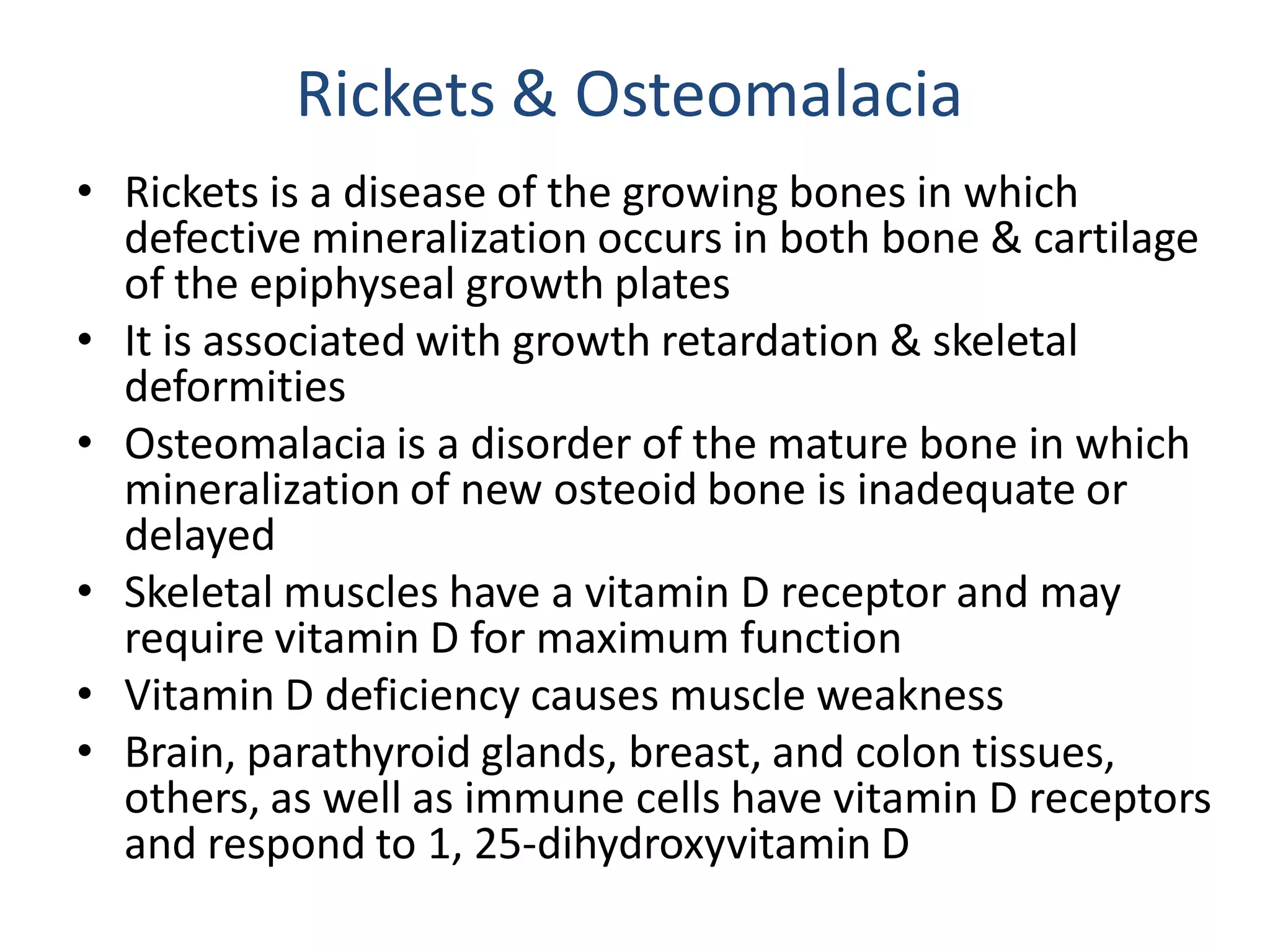 Rickets in children | PDF