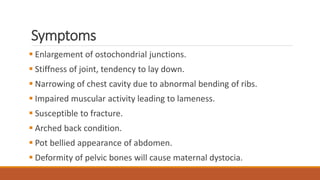 Rickets in dogs; etiology, diagnosis and management | PPT