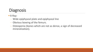 Rickets in dogs; etiology, diagnosis and management | PPT