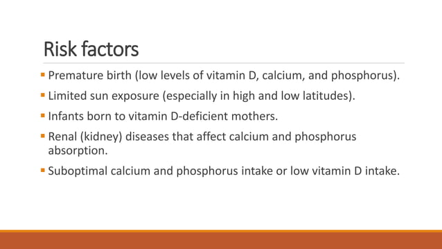 Rickets in dogs; etiology, diagnosis and management | PPT