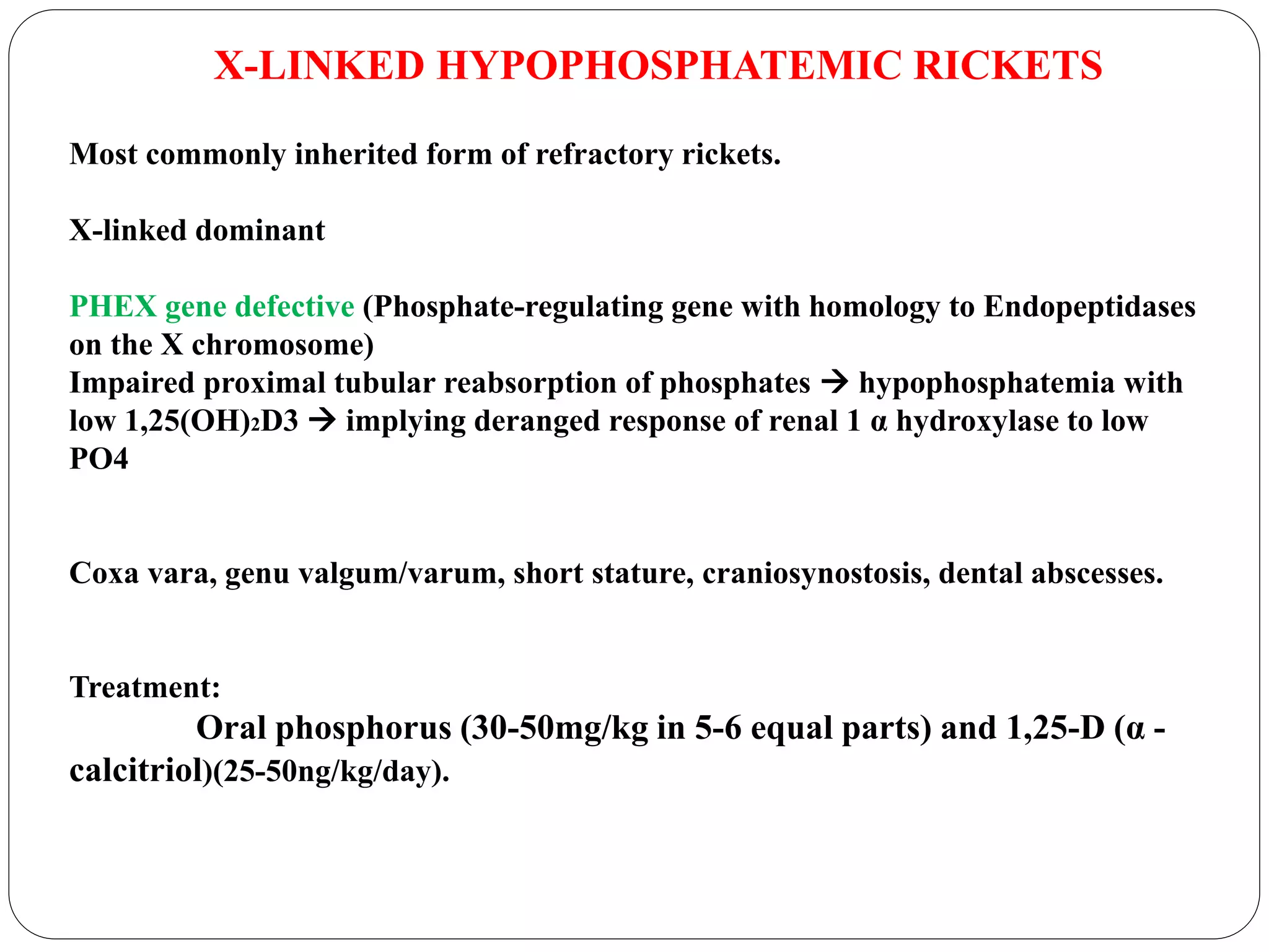 Rickets & osteomalacia | PPTX