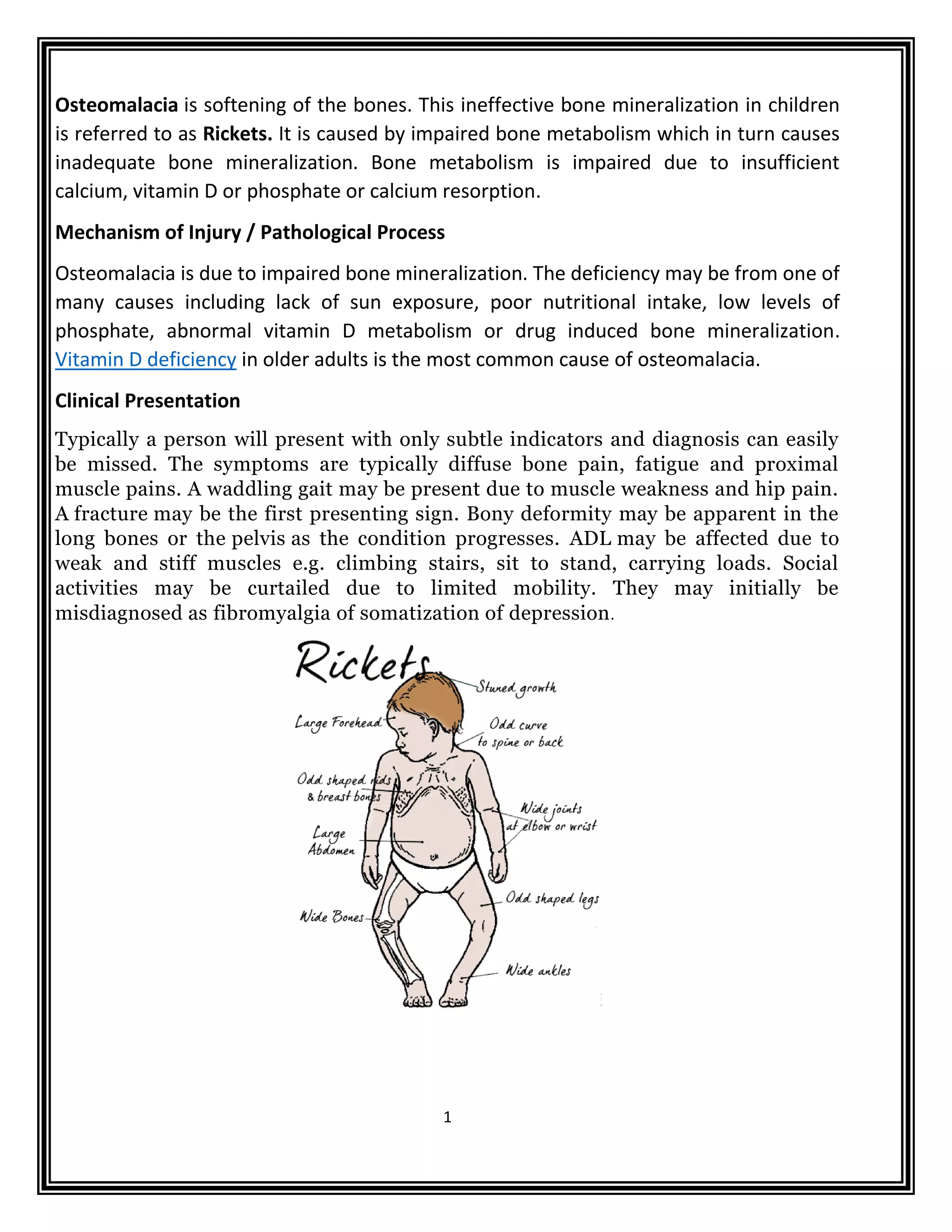 Rickets Rehabilitation program | PDF