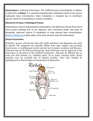 Rickets Rehabilitation program | PDF