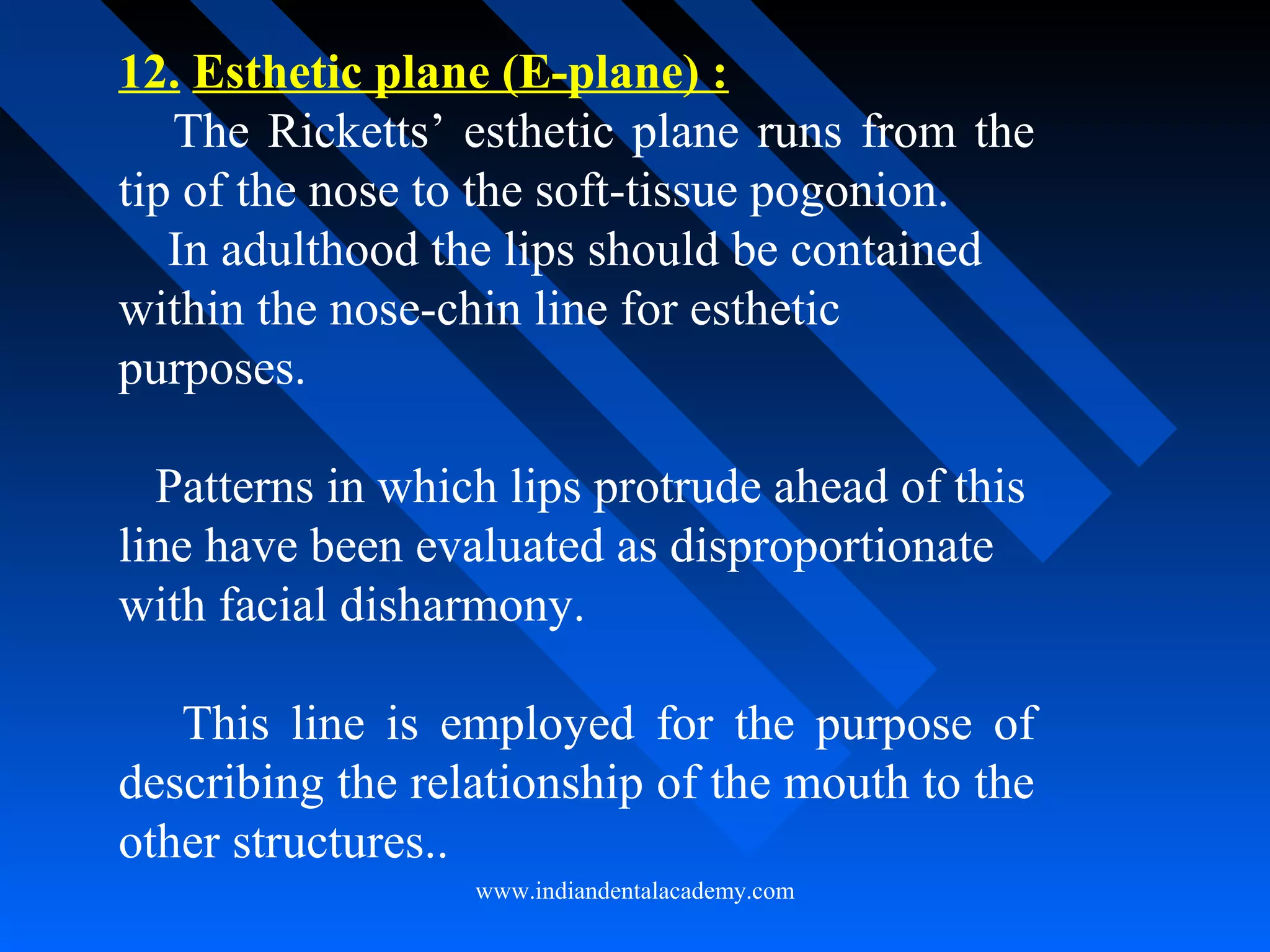Ricketts analysis in orthodontics /certified fixed orthodontic courses ...