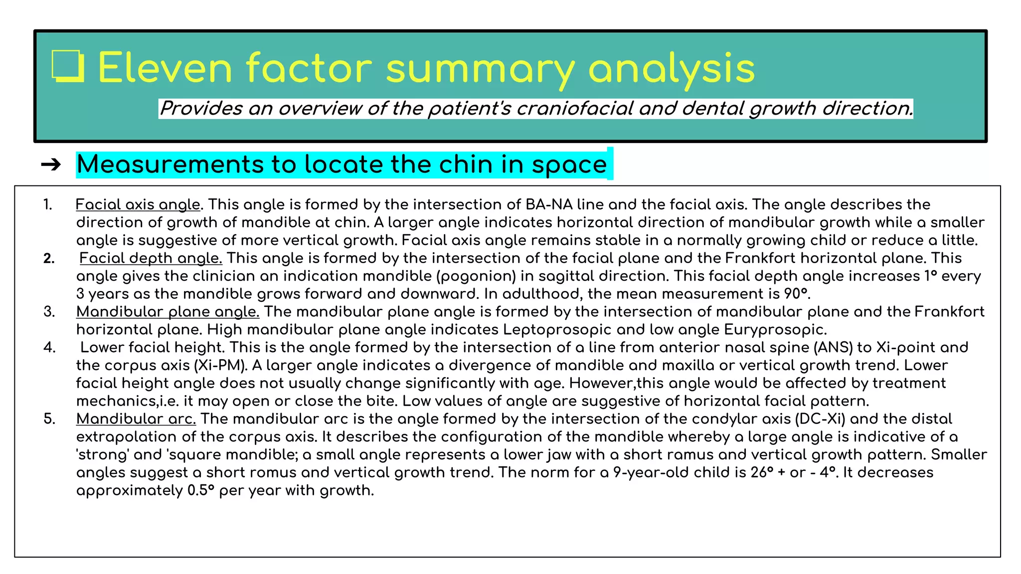 Ricketts analysis | PPTX