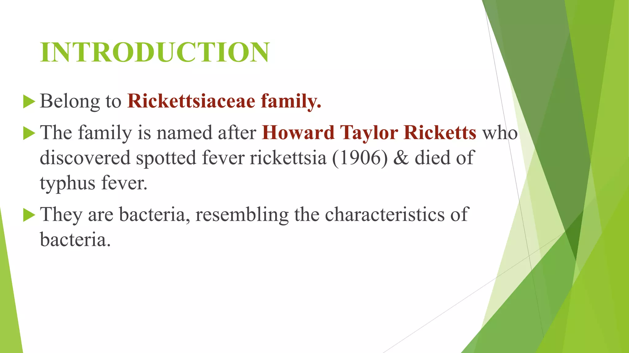 Rickettsia | PPTX
