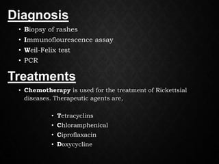 Rickettsial and protozoan diseases of human | PPTX