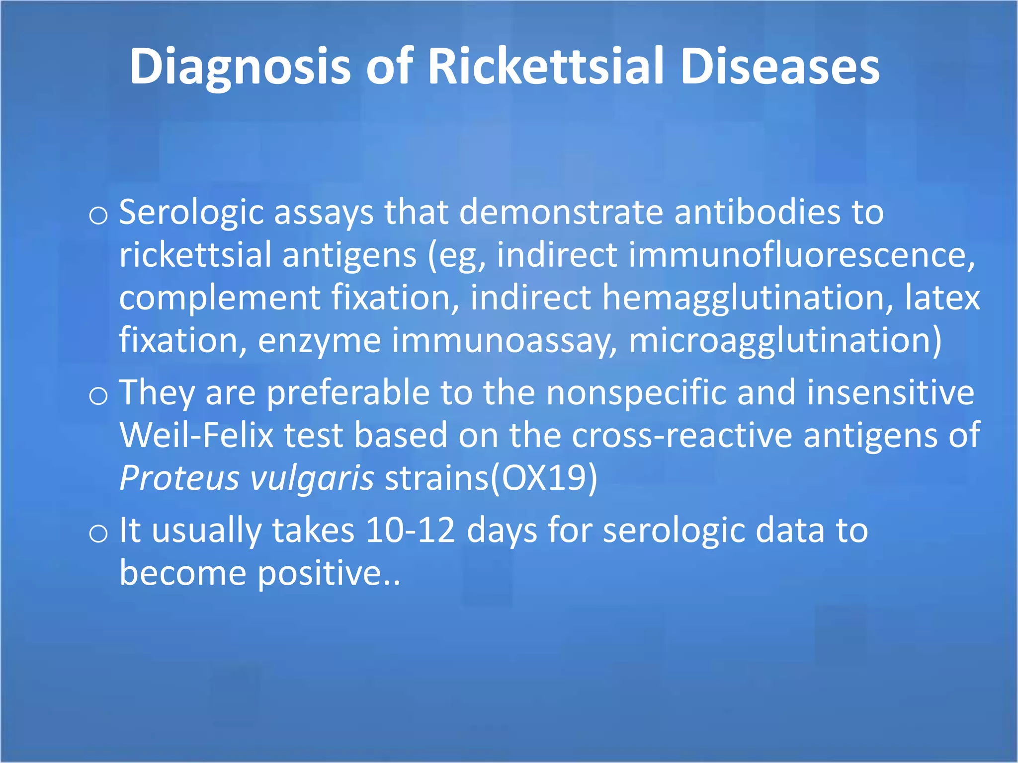 Rickettsial diseases | PPTX