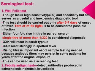 Rickettsial fever | PPTX
