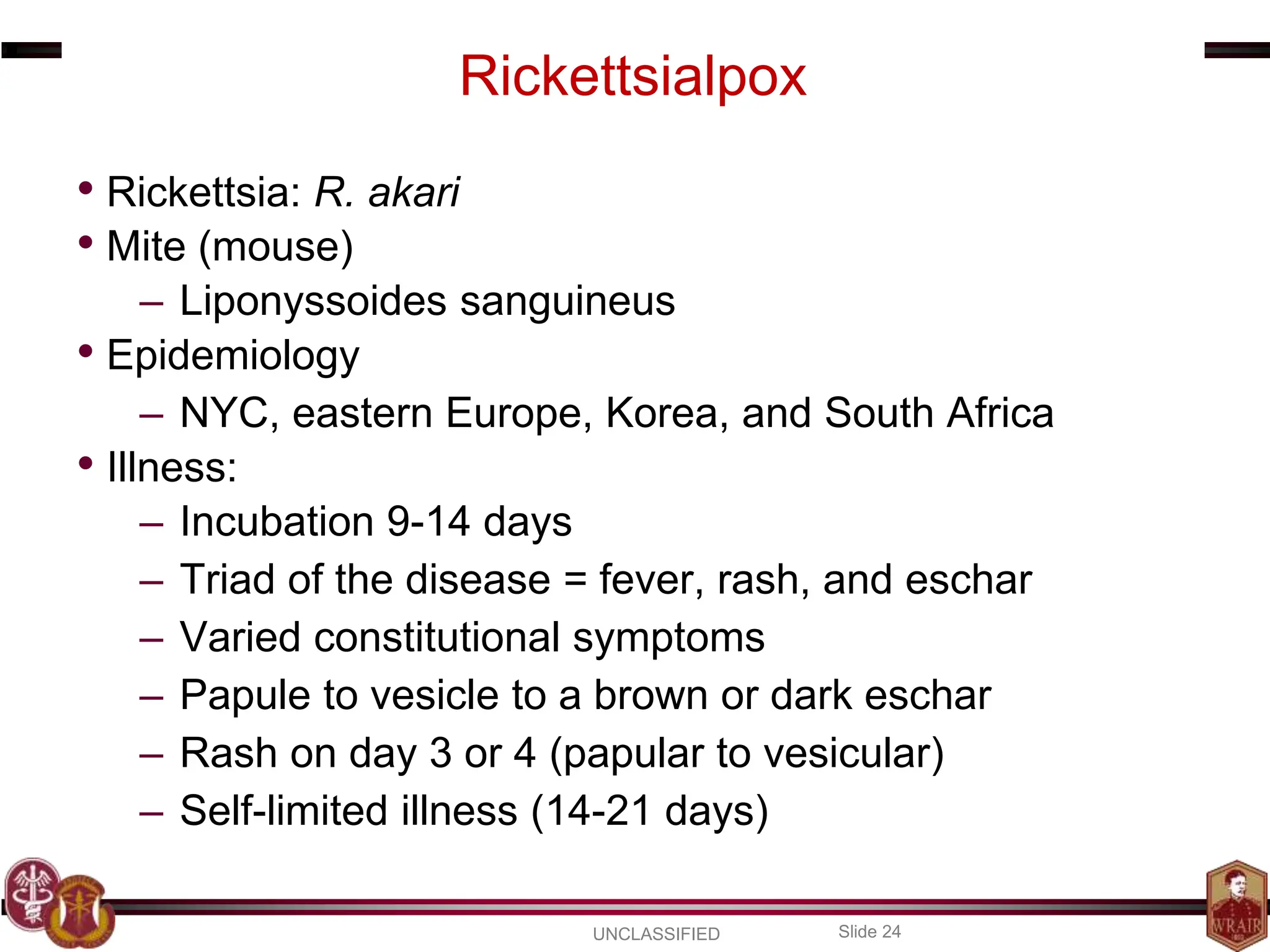 Rickettsial Infections-What is latest .ppt