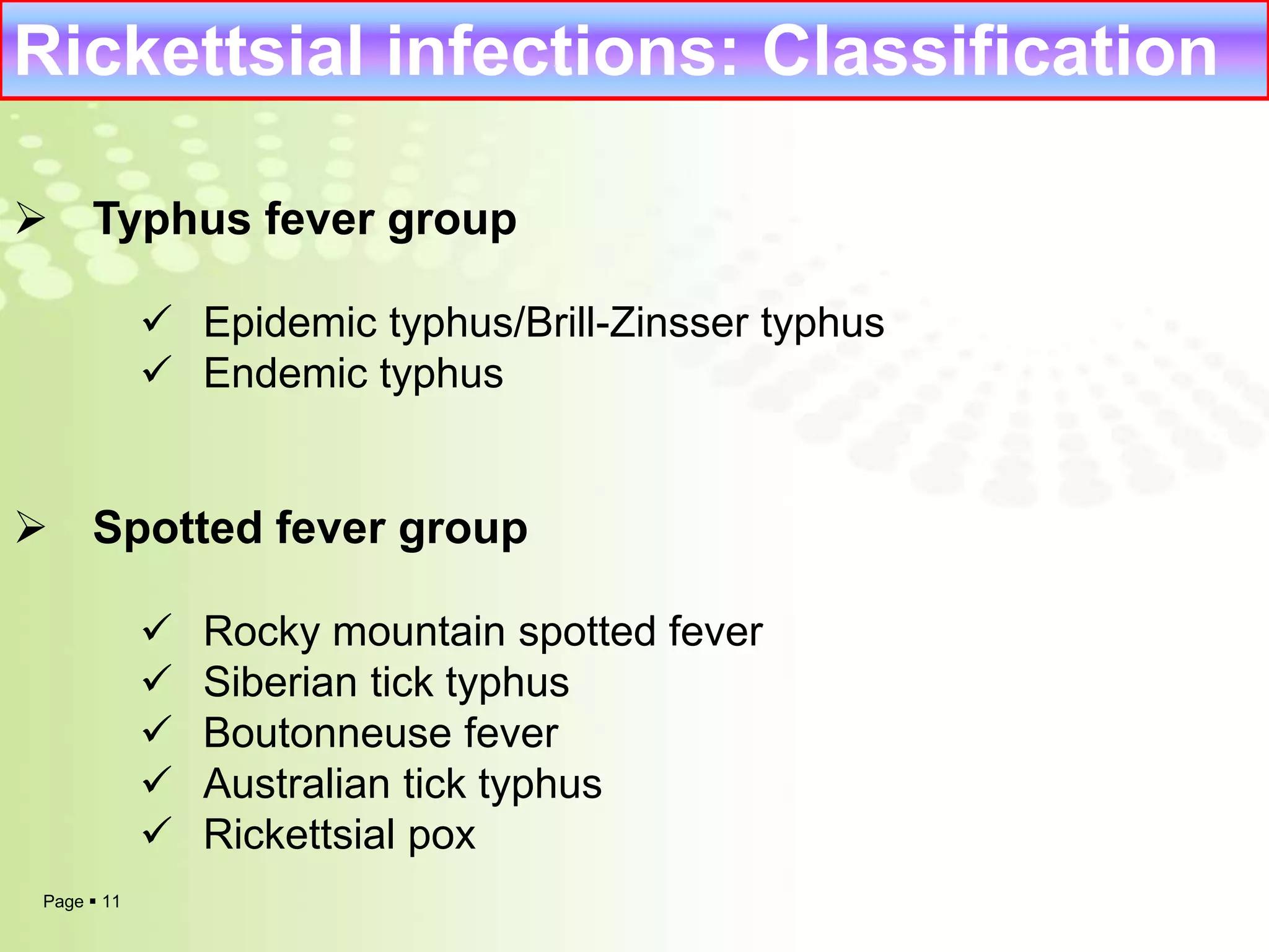 Rickettsia | PPT