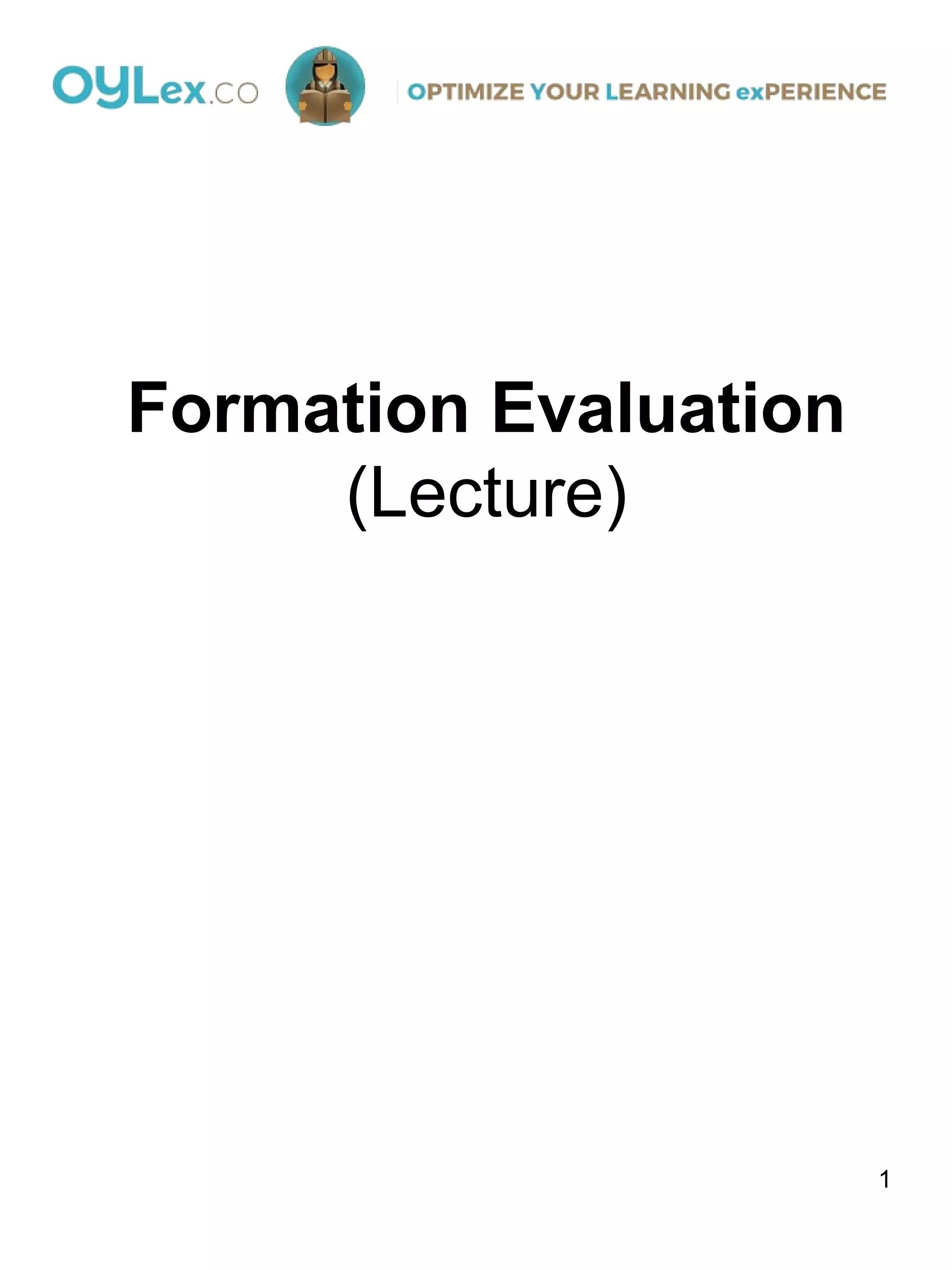 formation evaluation lecture | PPT