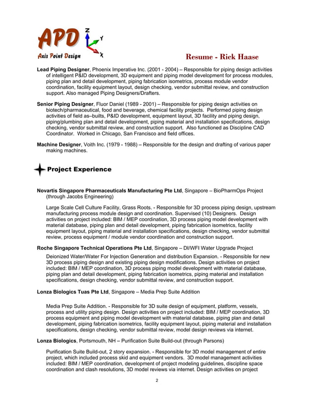 Resume - Rick Haase | PDF