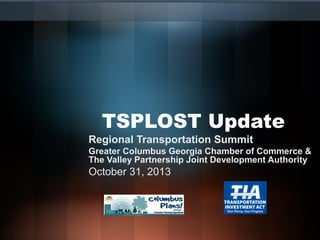 Columbus Consolidated Government T-SPLOST Update | PPT