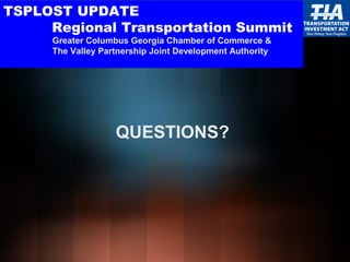 Columbus Consolidated Government T-SPLOST Update | PPT