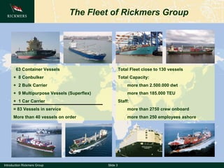 Rickmers Linie General Presentation Feb2008 | PPT