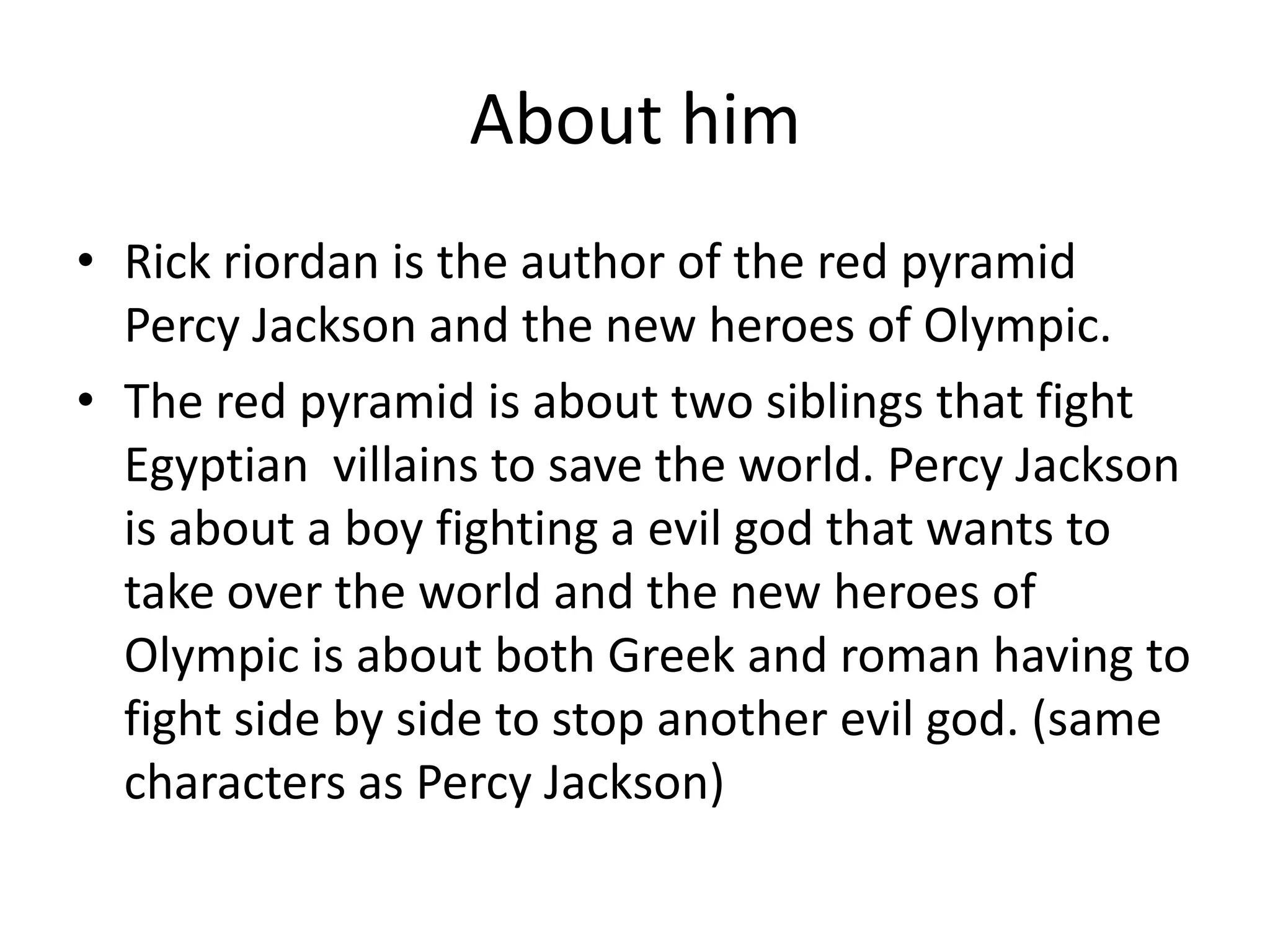 Rick riordan | PPTX