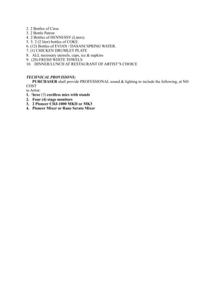 Rev. 5/21/10 RICK ROSS PERFORMANCE RIDER REQUIREMENTS | PDF