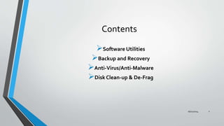 Rick's assignment software utilities | PPTX