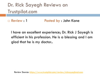 Rick sayegh reviews | PDF